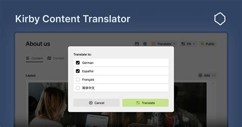 Content Translator The Holistic Translation Workflow