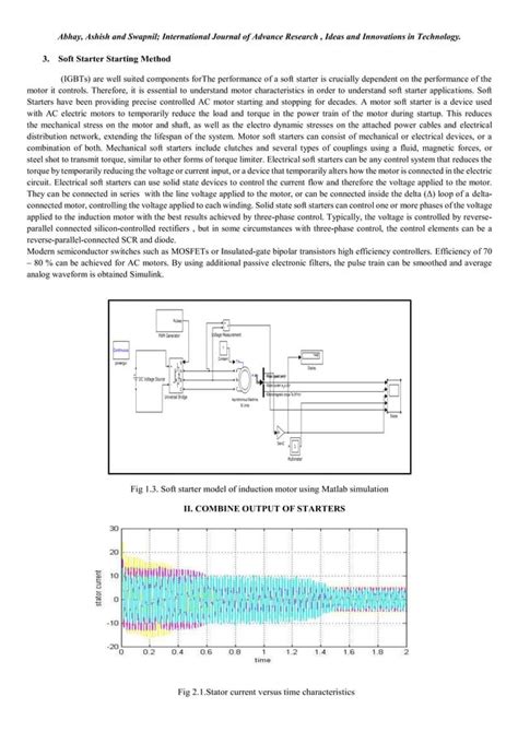 COMPARATIVE STUDY OF INDUCTION MOTOR STARTERS USING MATLAB SIMULINK PDF