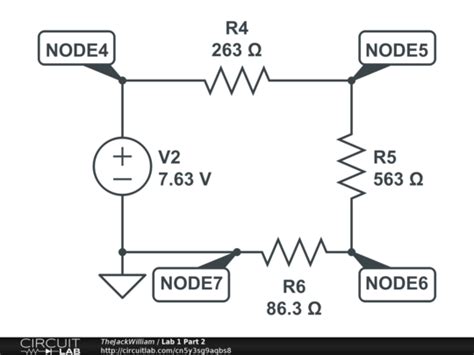 Lab 1 Part 2 Circuitlab