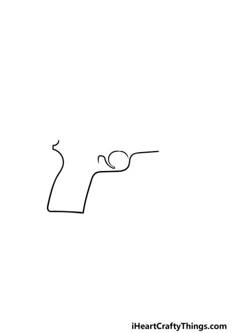 Pistol Drawing How To Draw A Pistol Step By Step