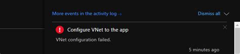 azure appservice vnet integration fails stack overflow