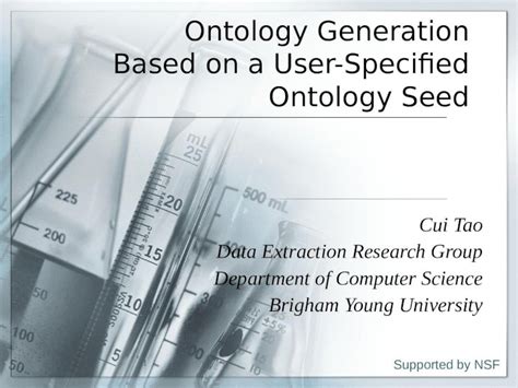 Ppt Ontology Generation Based On A User Specified Ontology Seed