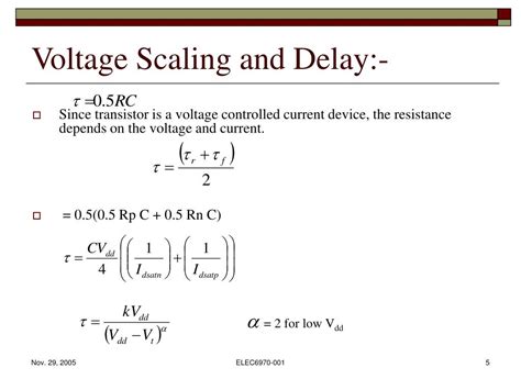 Ppt Power Minimization Using Voltage Reduction And Parallel Processing Powerpoint Presentation