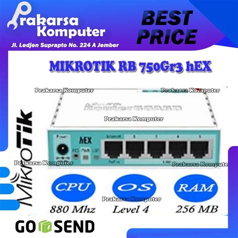 Jual MIKROTIK RB 750Gr3 HEX Shopee Indonesia