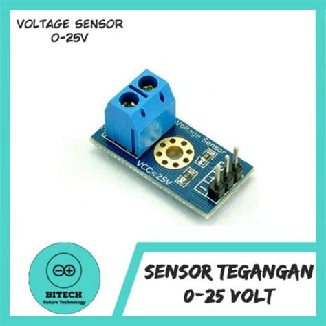 jual voltage sensor module sensor tegangan for arduino di seller bitech