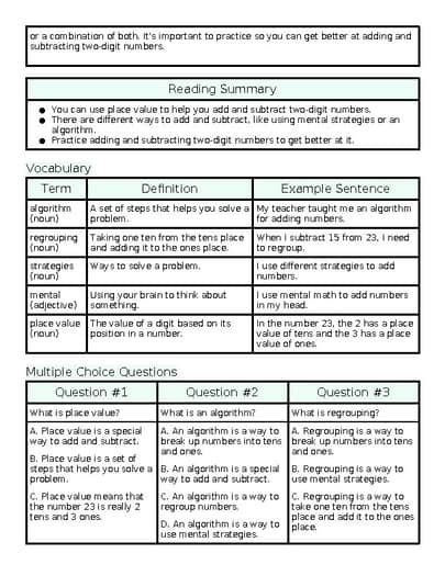 Mastering Two Digit Addition And Subtraction By Professor C Academy