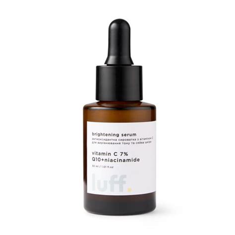 Антиоксидантна сироватка для обличчя Luff Radiance And Recovery Face Serum з вітаміном С і
