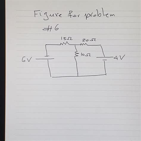 Solved Calculate The Current Through Each Resistor As Chegg