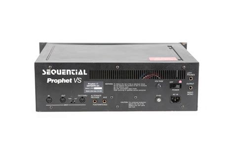 MATRIXSYNTH Sequential Circuits Prophet VS Rack Vintage Vector Synth