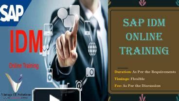 PPT SAP IDM Overview SAP IDM Training Material PowerPoint Presentation Free To Download