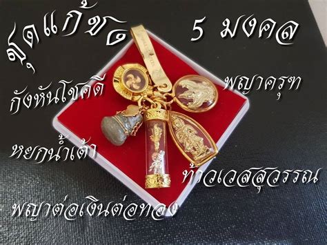 Horoworld 🙏🙏 ชุดแก้ชง มงคล 5 ชิ้น 🙏🙏 แถมฟรี สร้อยคอ 1