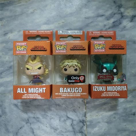 MHA My Hero Academia Pocket Funko Pop Keychain Hobbies Toys Memorabilia Collectibles
