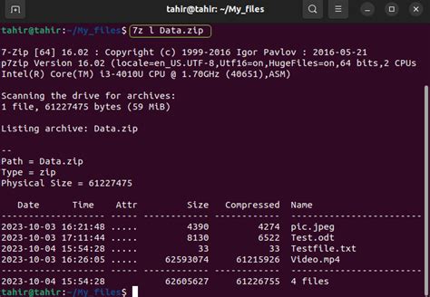 How To Unzip A Zip File From The Ubuntu Terminal Liberian Geek