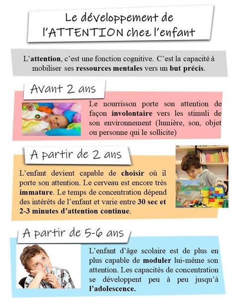 En Savoir Plus Sur Le Développement De Lattention Chez Lenfant Et Le