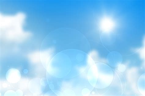 추상적인 밝은 그라데이션 모션 봄 또는 여름 풍경 질감과 자연스러운 블루 라이트와 흰색 밝은 흐린 맑은 하늘 복사 공간이있는 아름다운 섬세한 가을 이나 여름 배경 낮에 대한