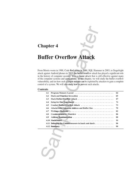 Buffer Overflow Pdf Pointer Computer Programming Subroutine