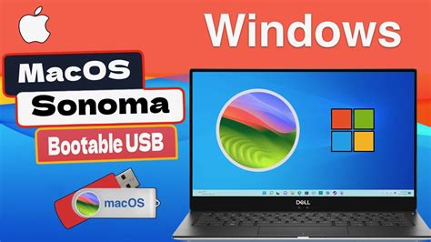 How To Create Macos Sonoma Bootable Usb Drive On Windows Macos Sonoma Boot Drive On Windows 11