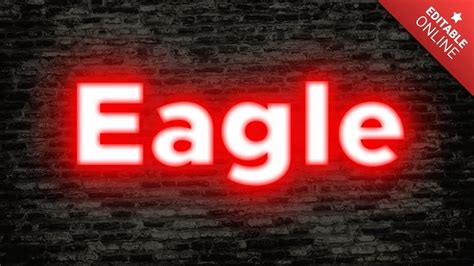 Eagle Text Effect Generator