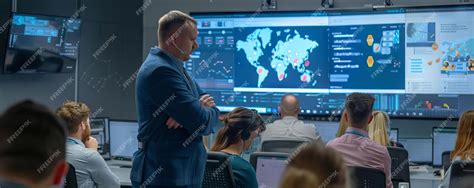 Premium Photo A Cybersecurity Training Session In An Office With Employees Learning About