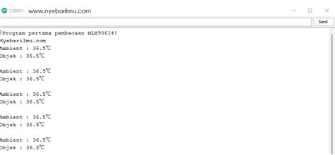 Tutorial Mengakses Sensor Temperature Mlx90614 Nyebarilmu