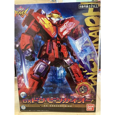 全新現貨 萬代 Bandai 暴太郎戰隊 Dx 機車機器人 全開侏羅 套組 可動完成品 蝦皮購物