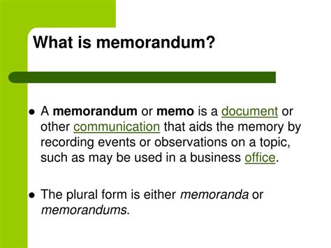 Memorandum Meaning Hot Sex Picture