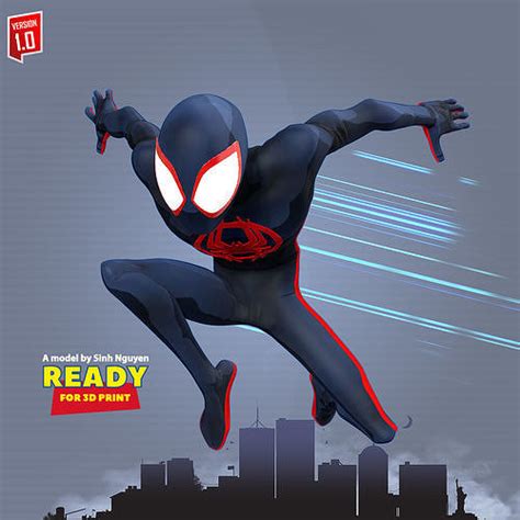 Spider Man Across The Spider Verse Fanart 3d Model 3d Printable Cgtrader