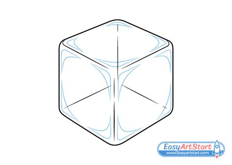 Ice Cube Coloring Page How To Draw An Ice Cube Steps