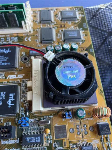 Asus Vx Socket Motherboard With Intel Pentium Mmx Su And Mb Ram Picclick Au