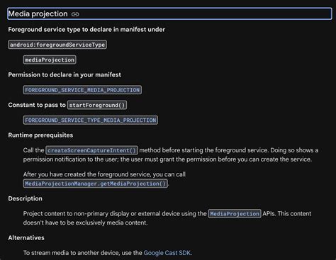 Securityexception Starting Fgs With Type Mediaprojection Android 14