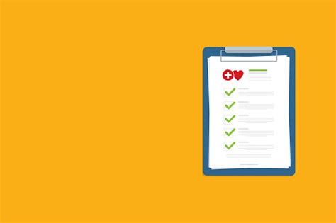 의료 보고서 의료 문서 건강 보험 개념 플랫 디자인 벡터 일러스트레이션 개념에 대한 스톡 벡터 아트 및 기타 이미지 개념 건강 진단 건강관리와 의술 Istock