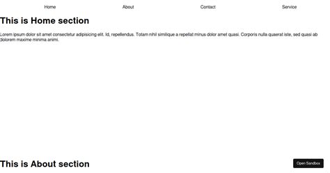 Mediumtutorial Scroll To Element React Medium Codesandbox