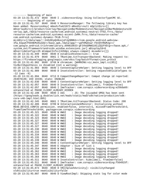 Logcat1742457701861 Pdf Java Programming Language Computer Science