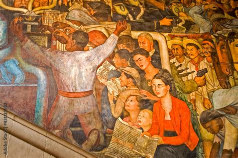 Murales De Diego Rivera Palacio Nacional Centro Historico Mexico D F