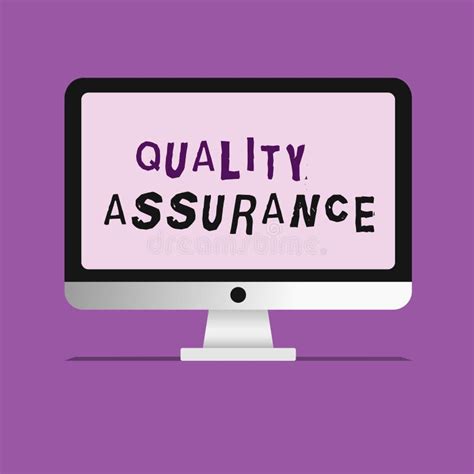 Handwriting Text Writing Quality Assurance Concept Meaning Ensures A