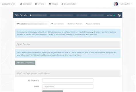 Getting Your First Site Up And Running In Laravel Forge