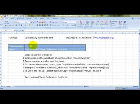 فیلم آموزشی تبدیل اعداد به متن در اکسل با زیرنویس فارسی فیلم های آموزش اکسل Excel