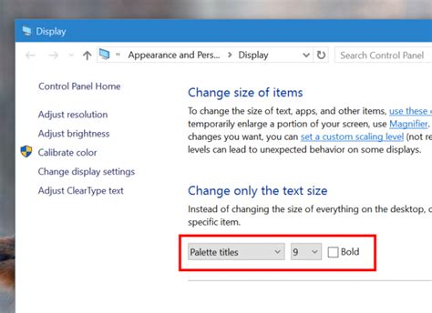 How To Make Text Larger In Windows 10 [tip] Dottech