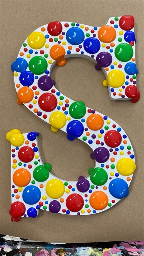 Two Blob Art Letter Art Diy Projects Artofit