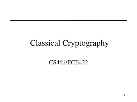ppt classical cryptography concepts and attacks powerpoint
