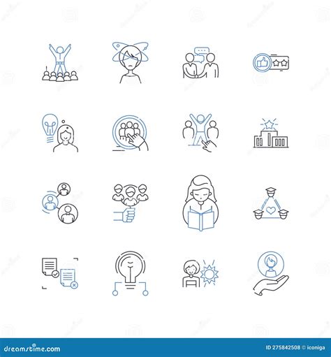Risk Management And Mitigation Line Icons Collection Strategy Assessment Planning Analysis