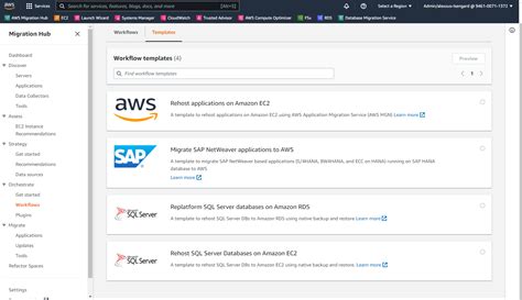 aws migration hub features amazon web services