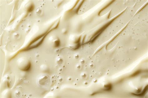 Close Up Of Creamy Texture With Pearlescent Bubbles Ai Generated Stock Illustration