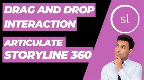 Drag And Drop Interaction In Articulate Storyline 360 Youtube