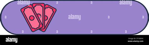 Lilac Slider Toggle With Dollar Bills Stack Symbol On Off And Control Options Switcher Digital