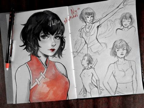 Sketching By Pronastya Lego Ninjago Nya Lego Ninjago Ninjago