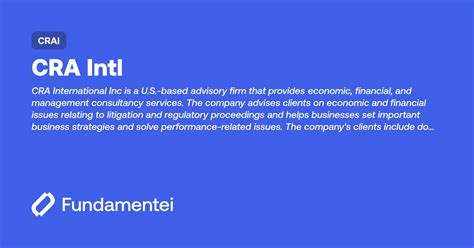 Crai Cra Intl Kpis Fundamentei