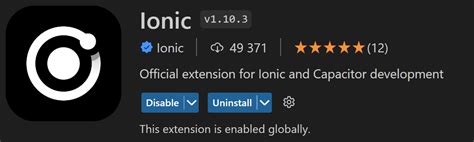 Cannot Run Any Command Issue Ionic Team Vscode Extension Github