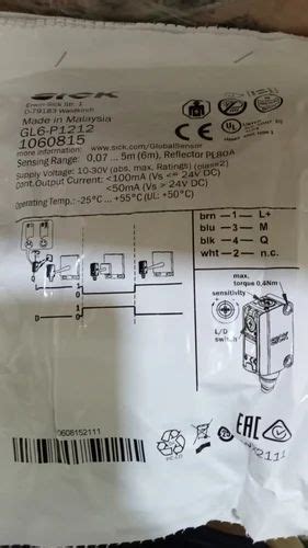 Sick Photoelectric Sensor At Piece Valsad ID