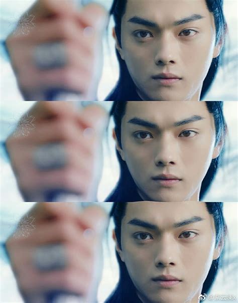 Three Different Pictures Of A Man With Long Hair
